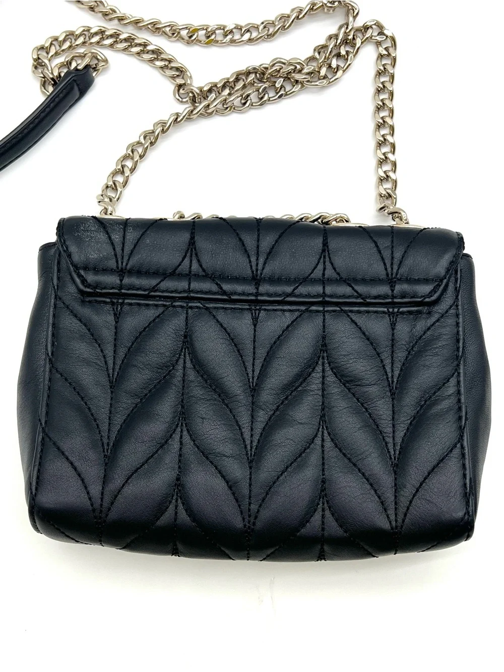 kate spade | Bags | Kate Spade Natalia Small Flap Chain Crossbody Black ...